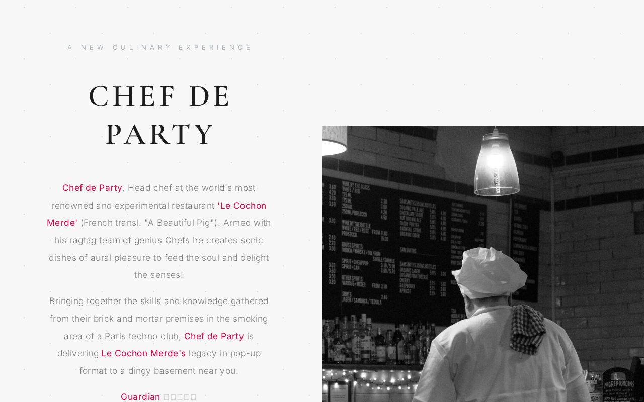 Chef de Party